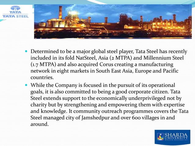 Tata steel | PPTX | Commodities | Economy
