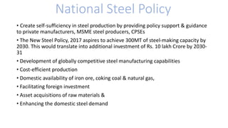 Tata steel Economic Concepts and Cost Analysis | PPTX