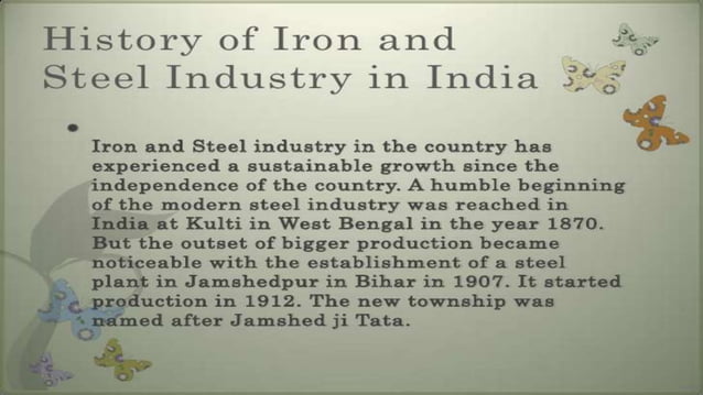 A Presentation on Tata steel Company | PPTX