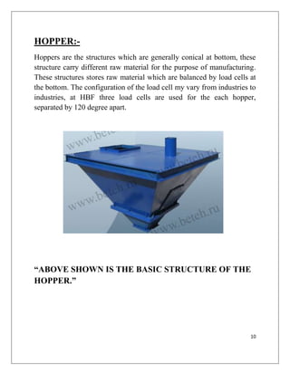 STUDY OF STOCK HOUSE WEIGHING SYSTEM AT H-BLAST FURNACE(TATA STEEL) | DOCX