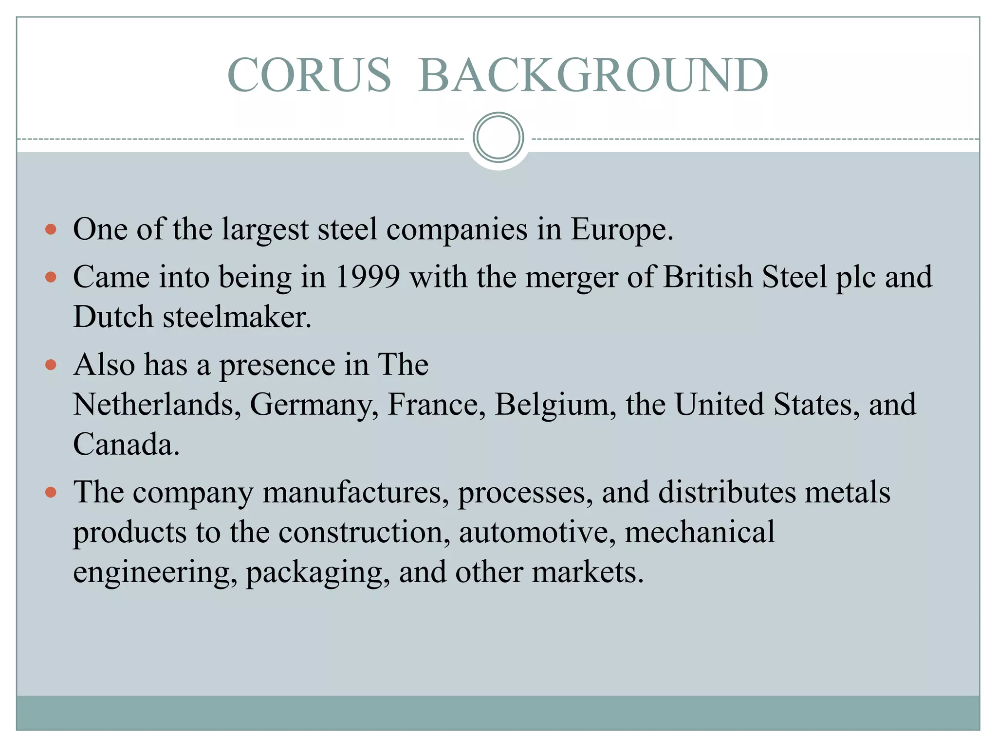 tata steel acquisition corus | PPTX
