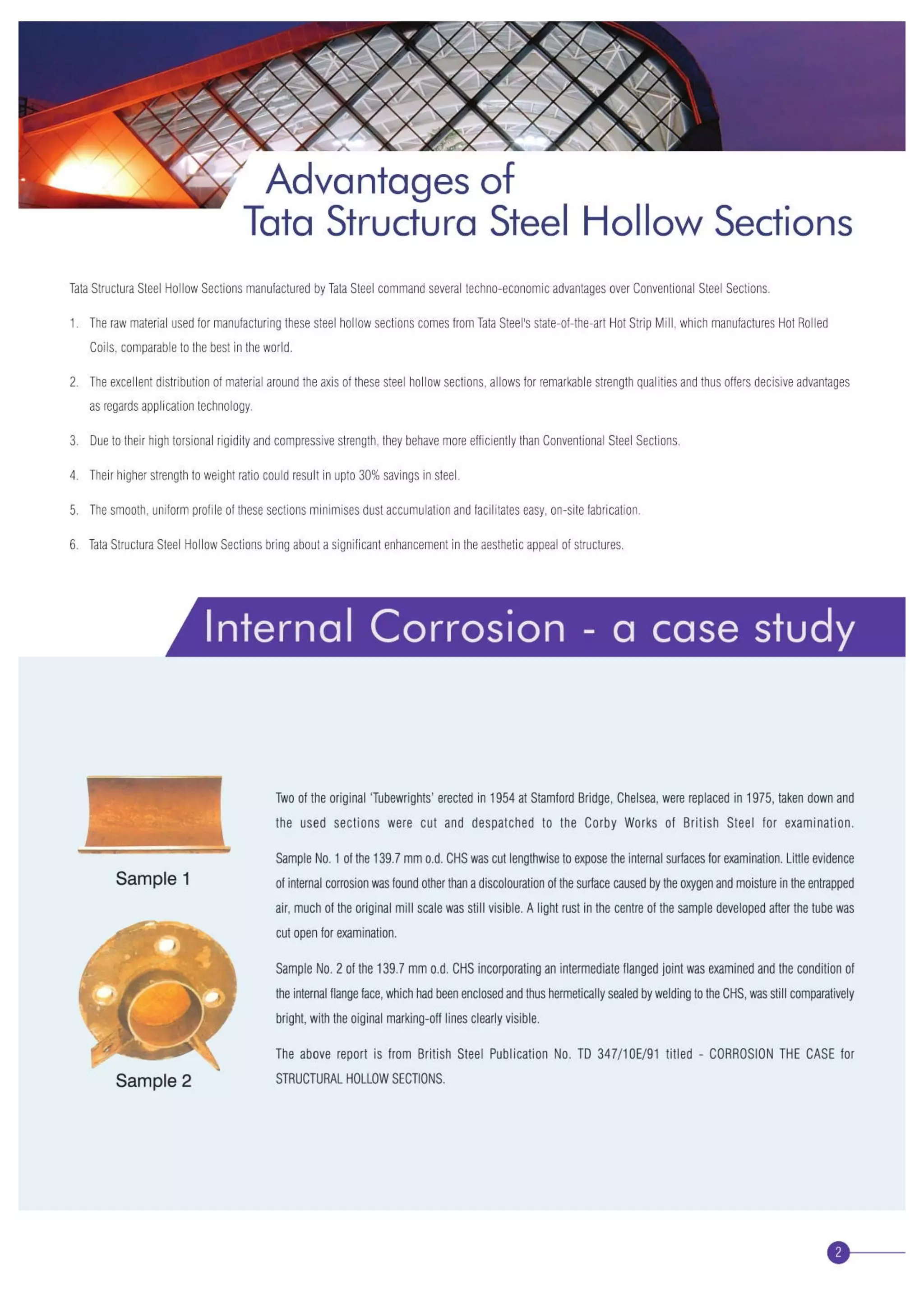 Tata structura - Steel Hollow Sections | PDF