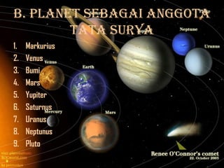 MATERI TENTANG TATA SURYA DALAM BENTUK ppt | PPT