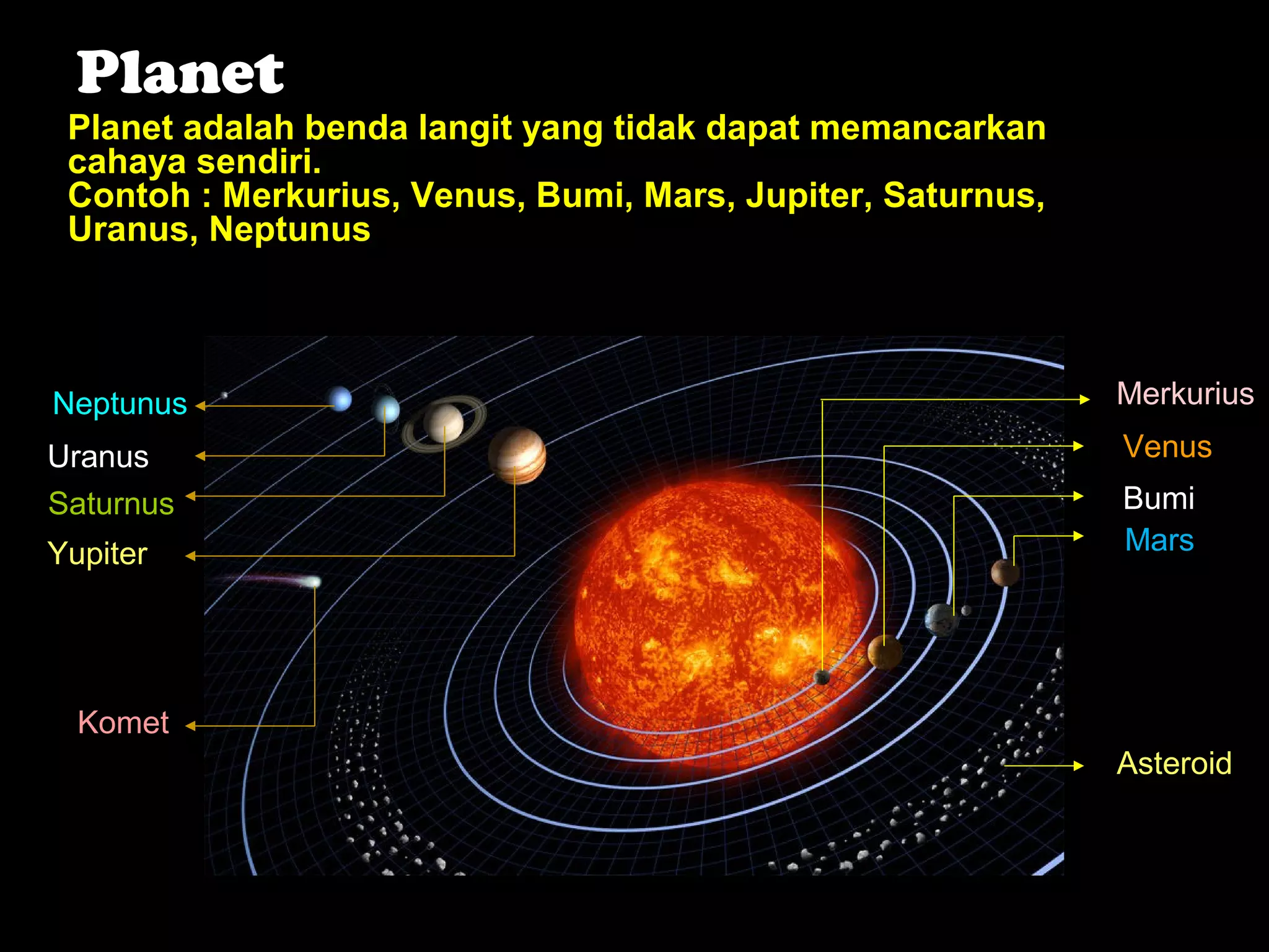 Tata surya dan hukum kepler | PPT