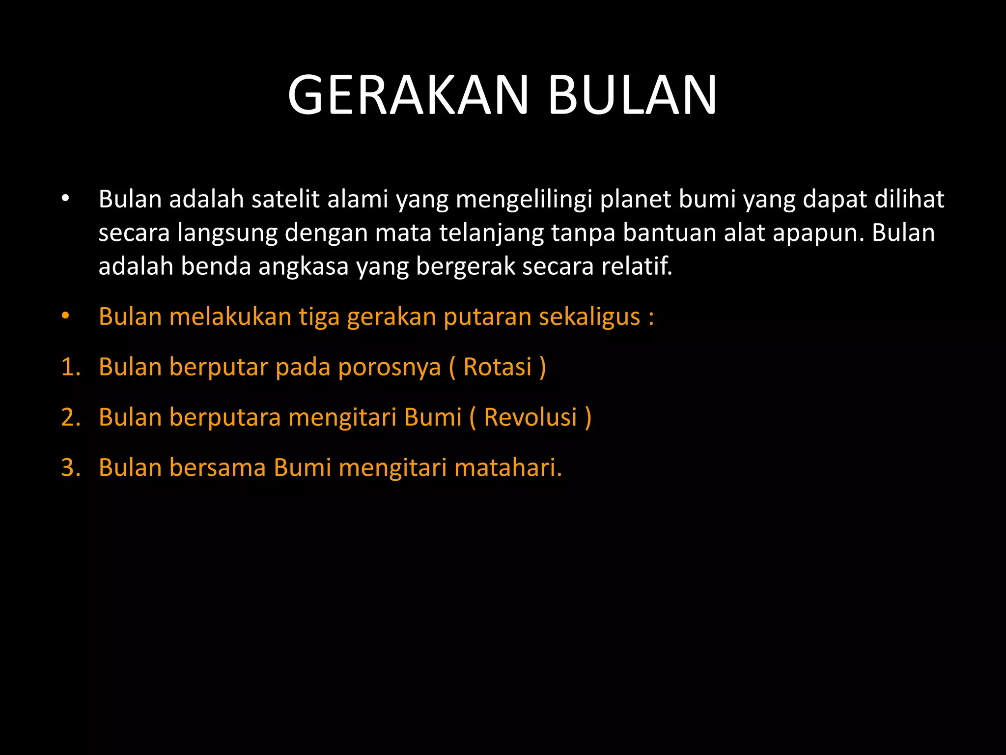 Tata surya, gerak bumi dan gerak bulan tendik | PPTX