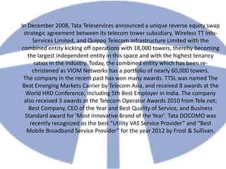 Tata teleservices | PPTX