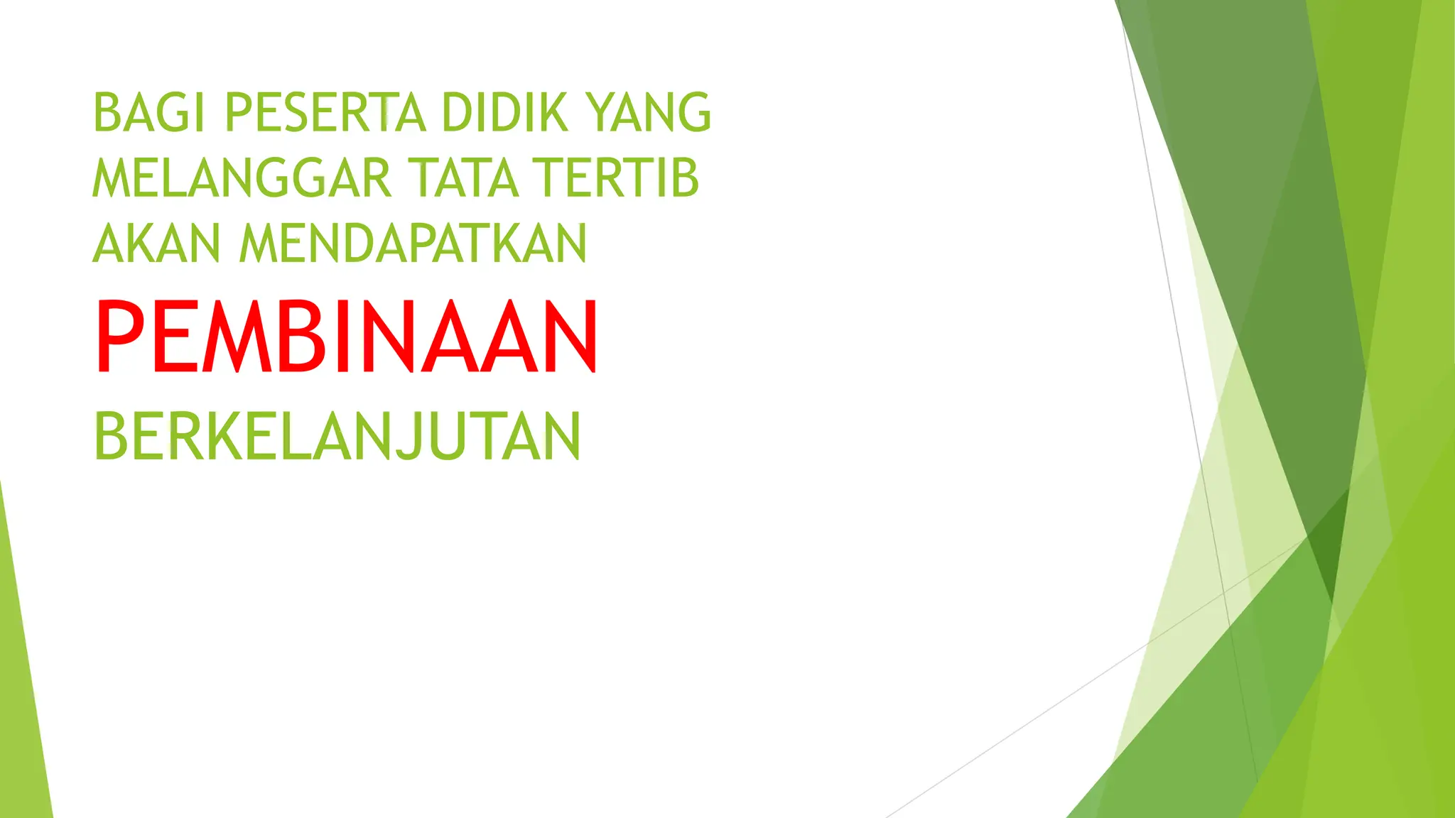 CONTOH TATA TERTIB SEKOLAH PKO yang bisa dijadikan reverensi | PPT