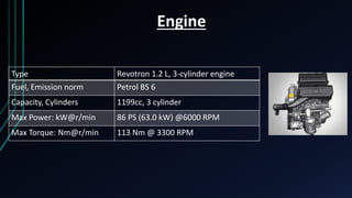 Tata Tiago Features and Specifications | PPTX