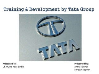 Training and development programme by TATA Group | PPTX