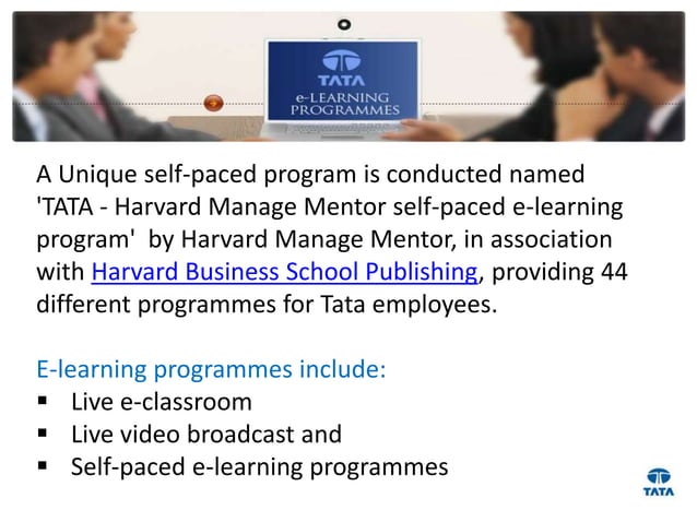 Training and development programme by TATA Group | PPTX