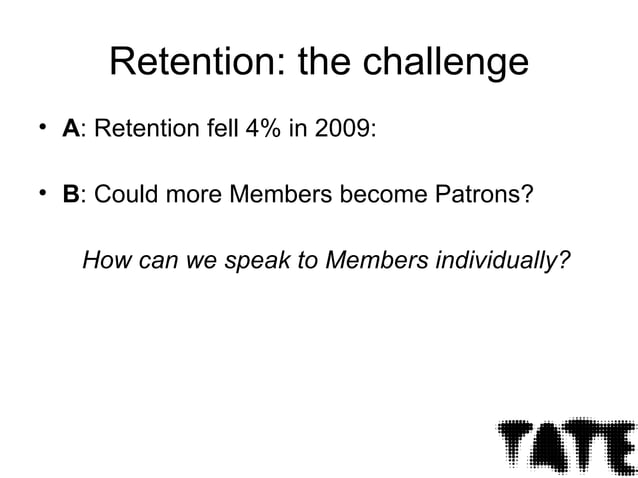 Tate Membership by Martin Barden | PPT
