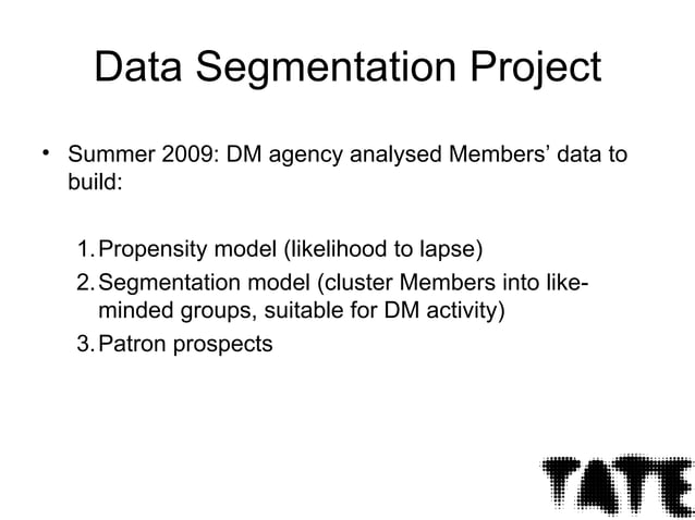 Tate Membership by Martin Barden | PPT
