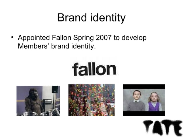 Tate Membership by Martin Barden | PPT
