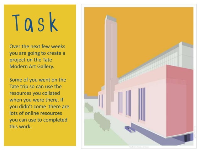 Tate modern project | PPT