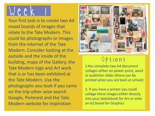 Tate modern project | PPTX