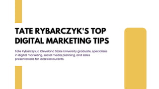 An integrated marketing and sales strategy by Tate Rybarczyk | PPT
