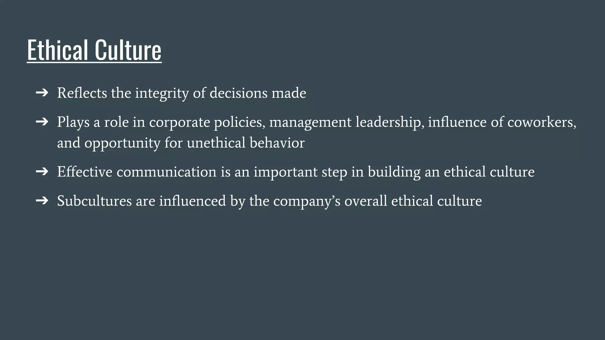 Ethical Decision Making: Organizational Factors | PPTX | Business Administration | Business