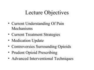 Current Concepts and Strategies in Pain Management | PPT