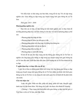 Ứng dụng giao thông xe đạp trong quy hoạch mạng lưới giao thông | PDF