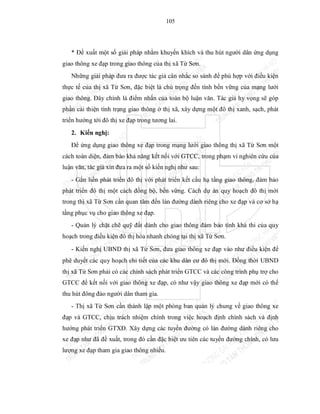 Ứng dụng giao thông xe đạp trong quy hoạch mạng lưới giao thông | PDF