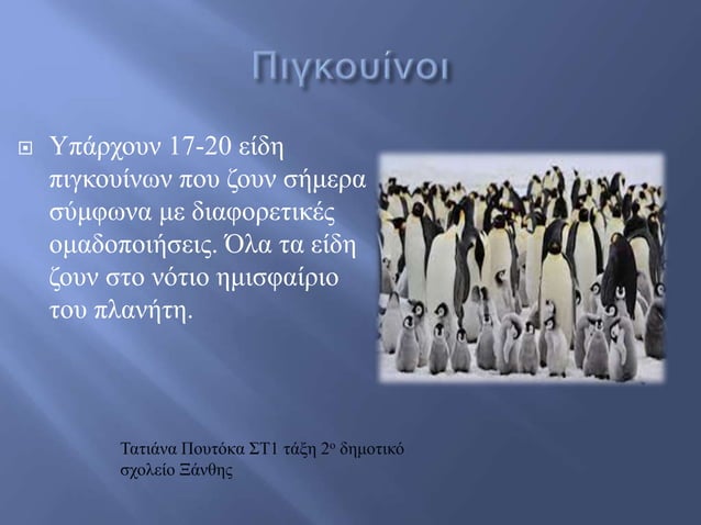 ΠΙΓΚΟΥΙΝΟΙ | PPT
