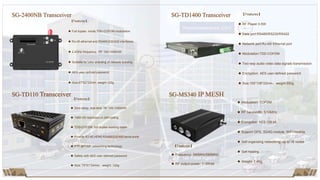 Tactical mobile microwave wireless video transmission system | PPT ...