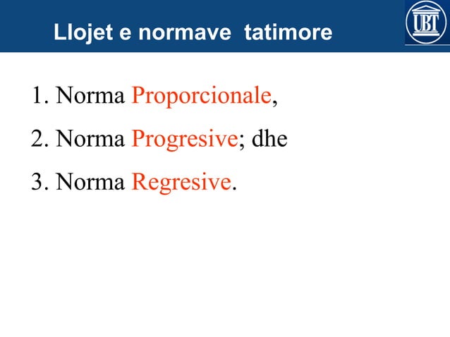 Tatimet definicioni baza dhe norma tatimore 2017 | PPT