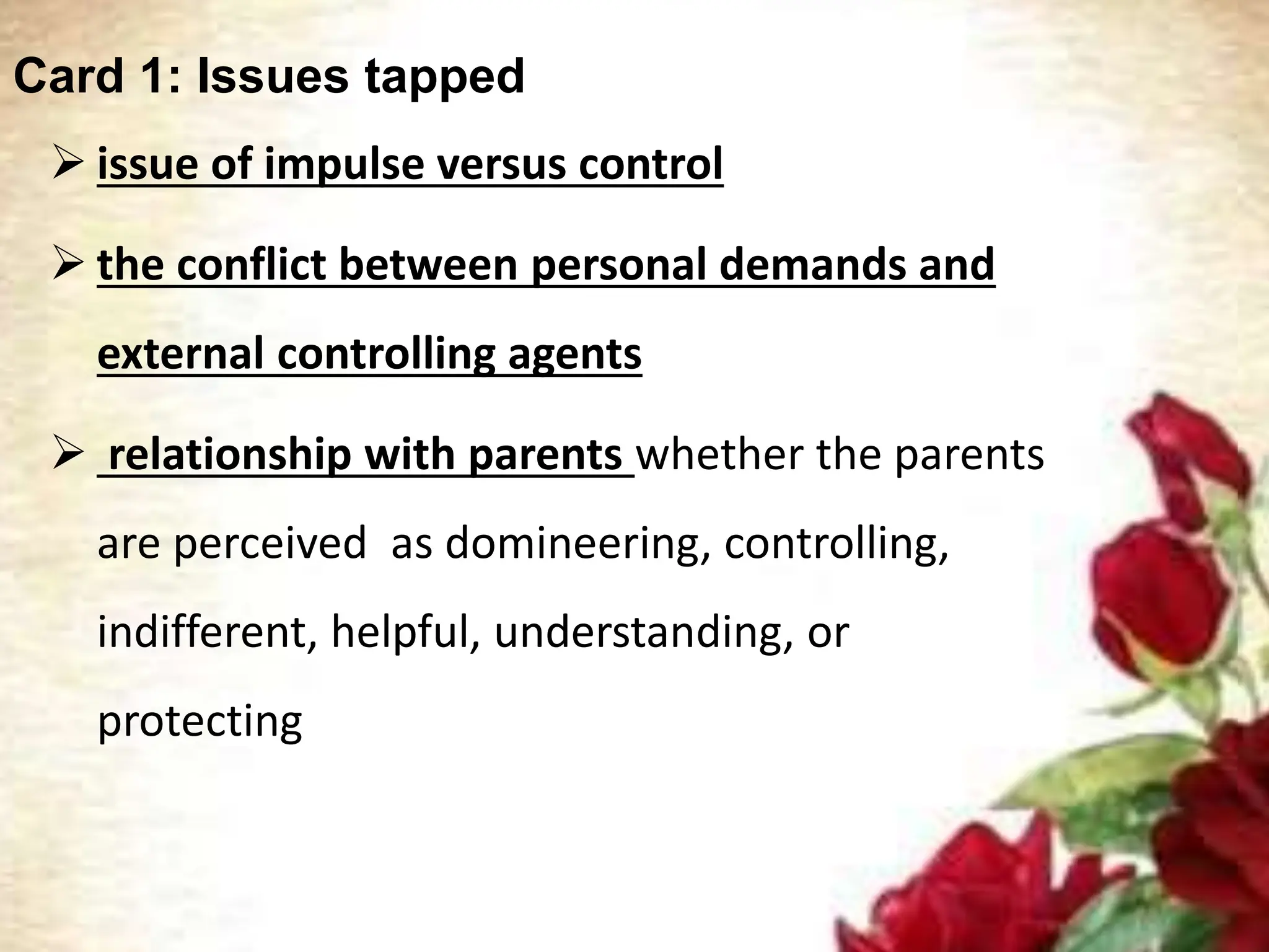 THEMATIC APPERCEPTION TEST(TAT) cognitive abilities, creativity, and ...