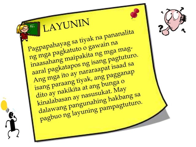 Tatlong batayang kategorya sa mga layuning pampagtuturo | PPTX