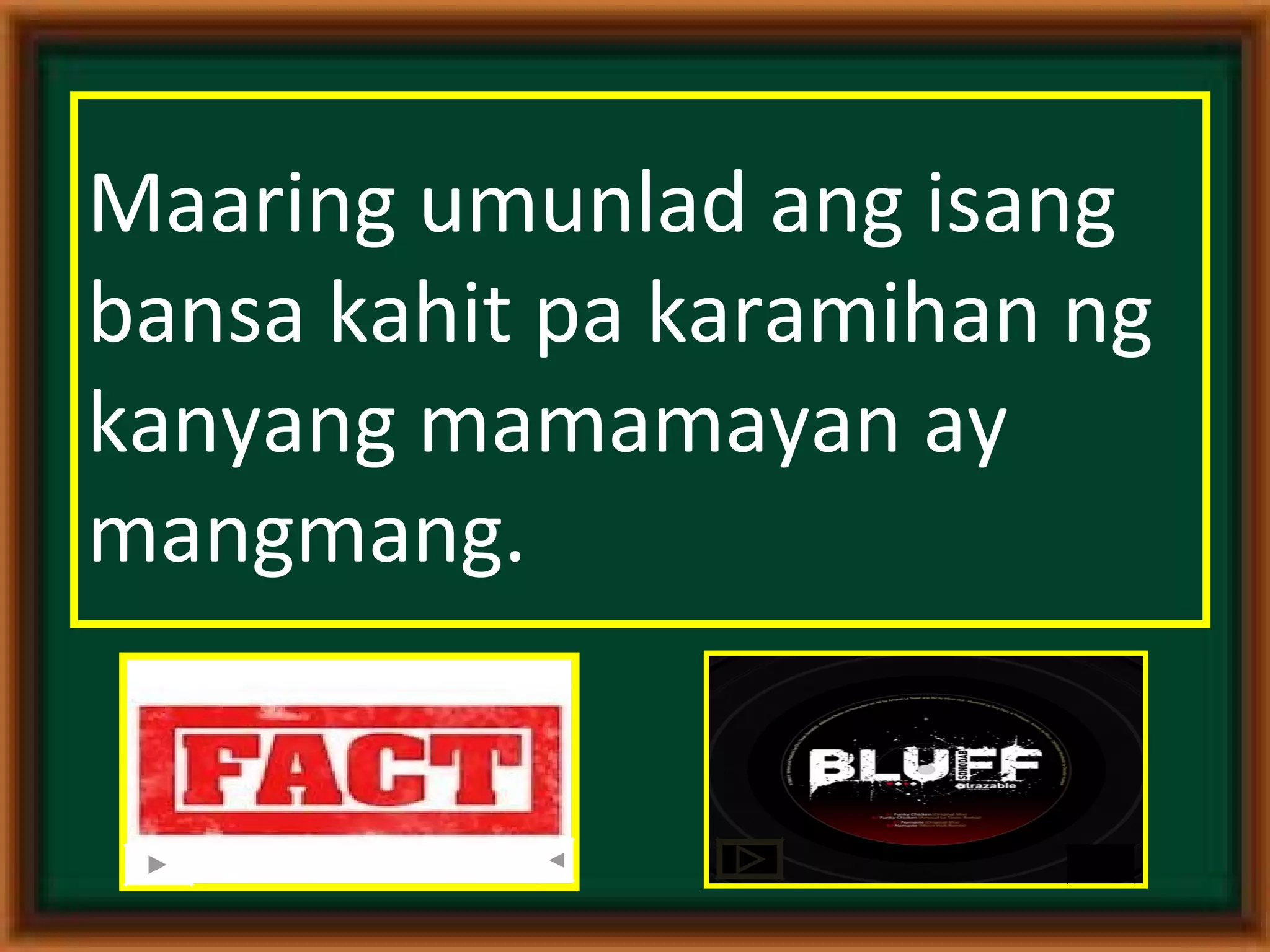 Tatlong mukha ng kasamaan | PPT