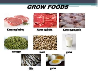 Tatlong pangkat ng pagkain | PPTX