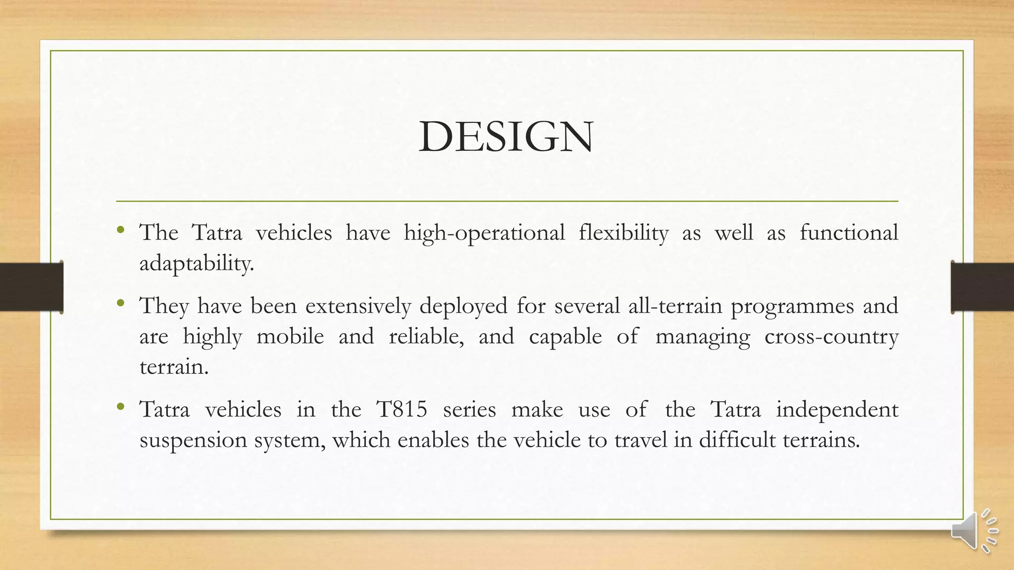 Tatra, India - All Terrain Vehicles for Indian Armed Forces | PPTX