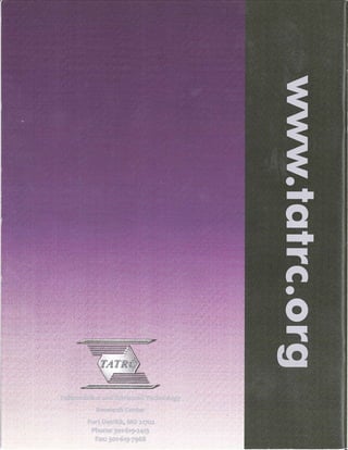 TATRC 2007 | PDF