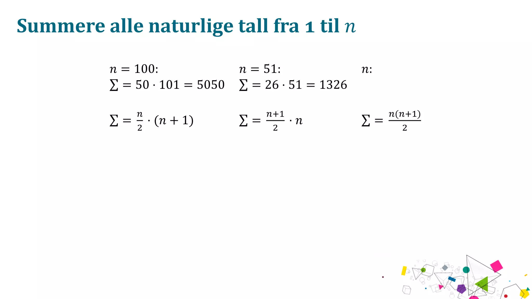 Ta trekanttall gauss | PDF