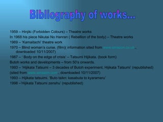 Tatsumi Hijikata - Resource Pack | PPT