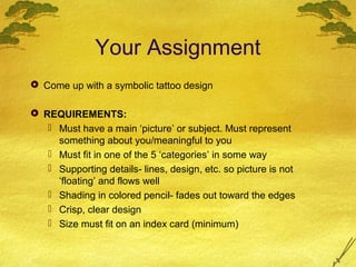 Tattoo Art lesson | PPT