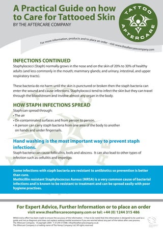 Tattoo Aftercare Care Guide | PDF