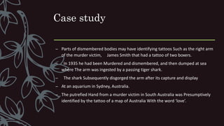 Medico-legal Importance of Tattoo Marks in Forensic victim ...