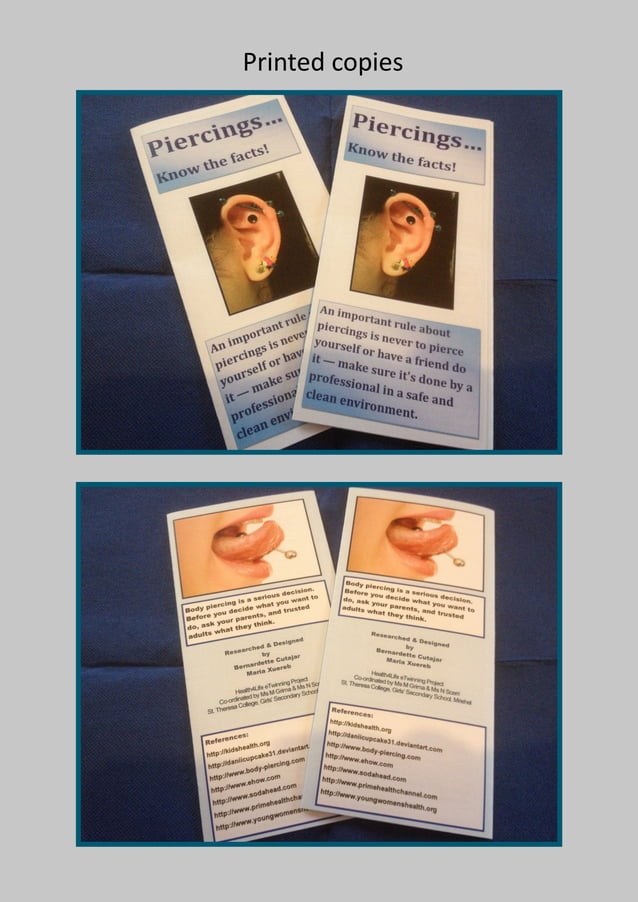 Tattoos and piercings | PDF