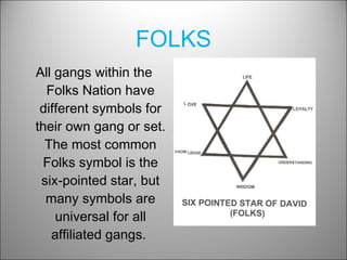 Folk Nation Gang Colors