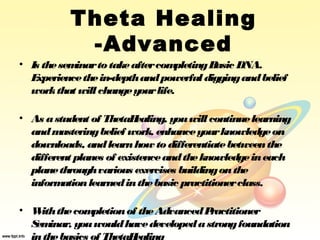 Theta healing manifestation | PPT