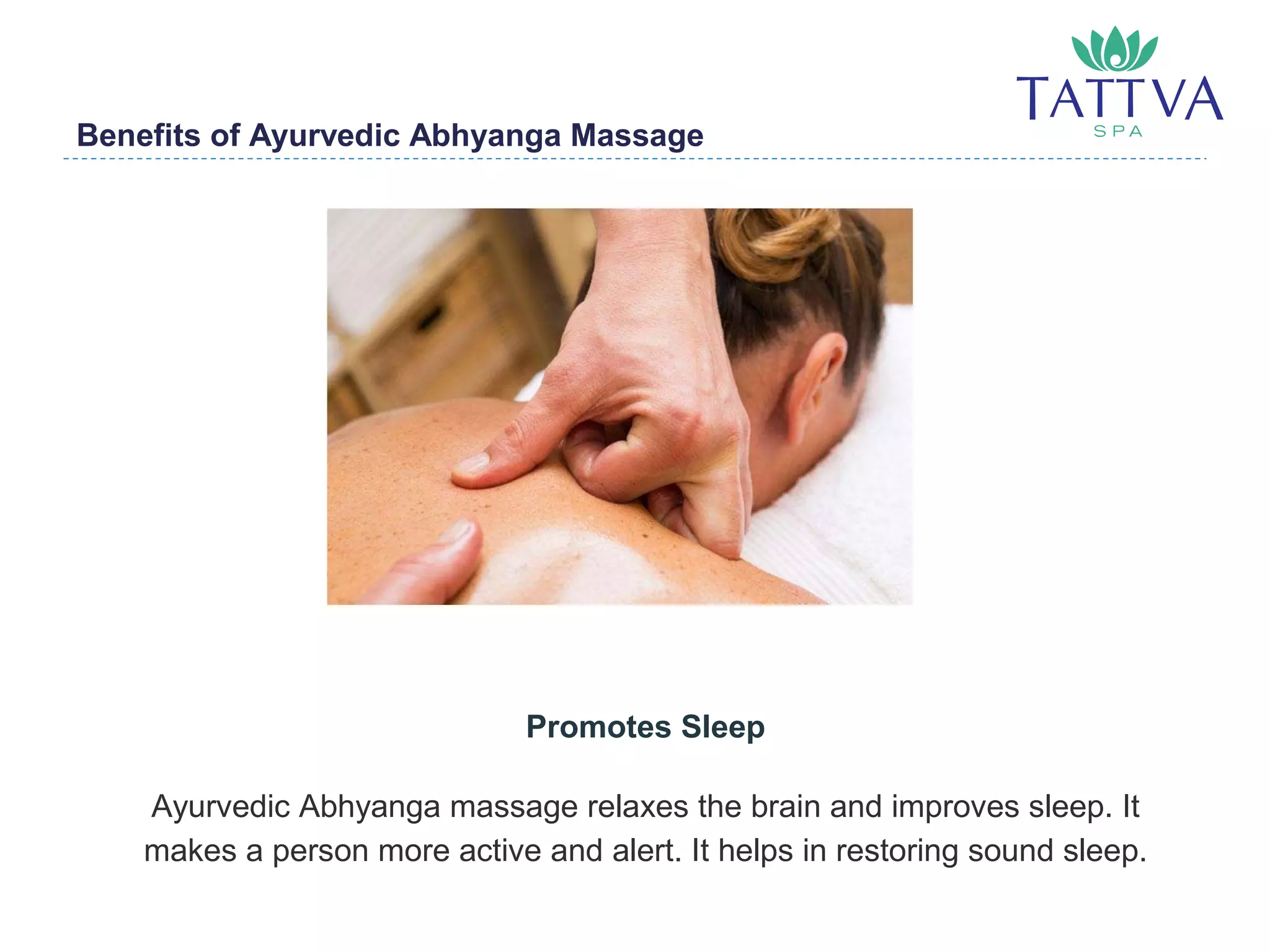 Ayurvedic Abhyanga Massage | Tattva Spa | PPT