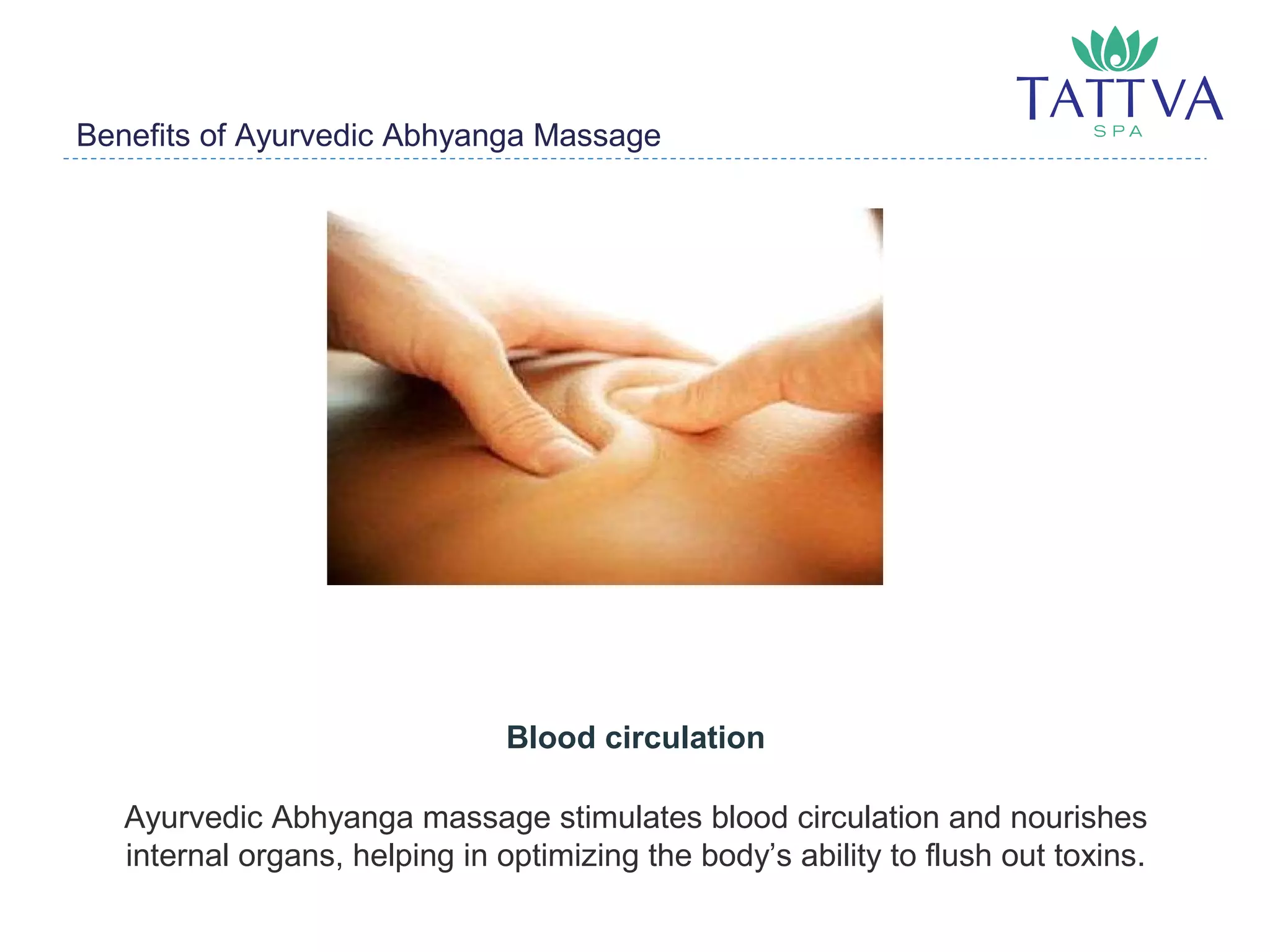 Ayurvedic Abhyanga Massage | Tattva Spa | PPT