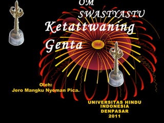 Tattwaning genta | PPT