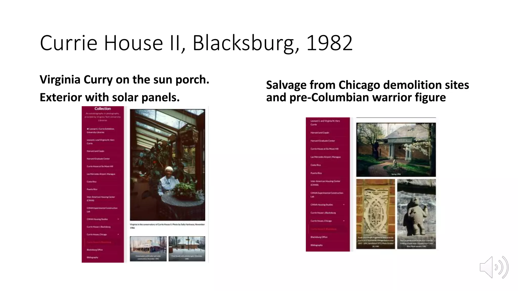 Leonard J. Currie, FAIA, Slide Collection. VRA 2021. | PPTX