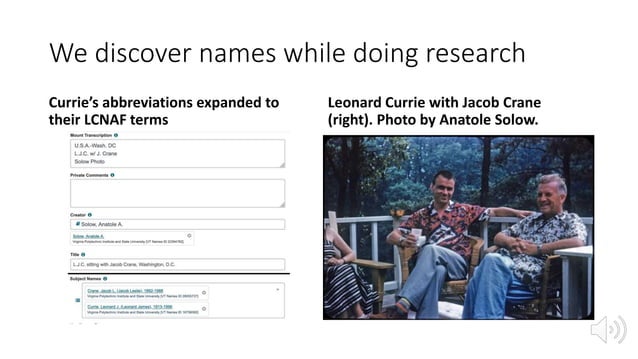 Leonard J. Currie, FAIA, Slide Collection. VRA 2021. | PPT