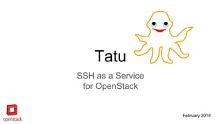 Tatu: ssh as a service | PDF | Operating Systems | Computer Software ...