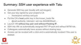 Tatu: ssh as a service | PDF | Operating Systems | Computer Software and Applications