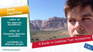 Test Automation U: Sneak Peek with Angie Jones | PDF