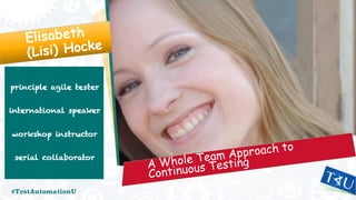 Test Automation U: Sneak Peek with Angie Jones | PDF